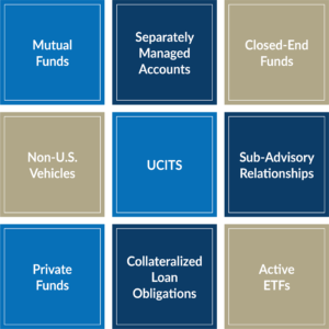 DoubleLine manages several types of investment vehicles:
